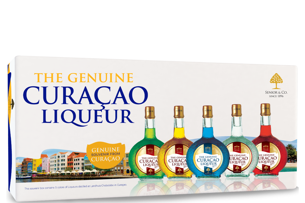 Genuine Curacao Liqueur, 5 Pack - Licores Maduro
